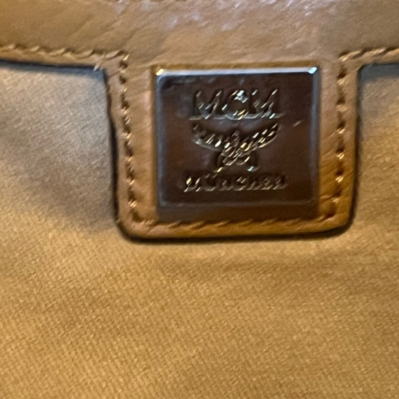 MCM | Bags | Mcm Tote Signature Logo Shoulder Bag | Poshmark